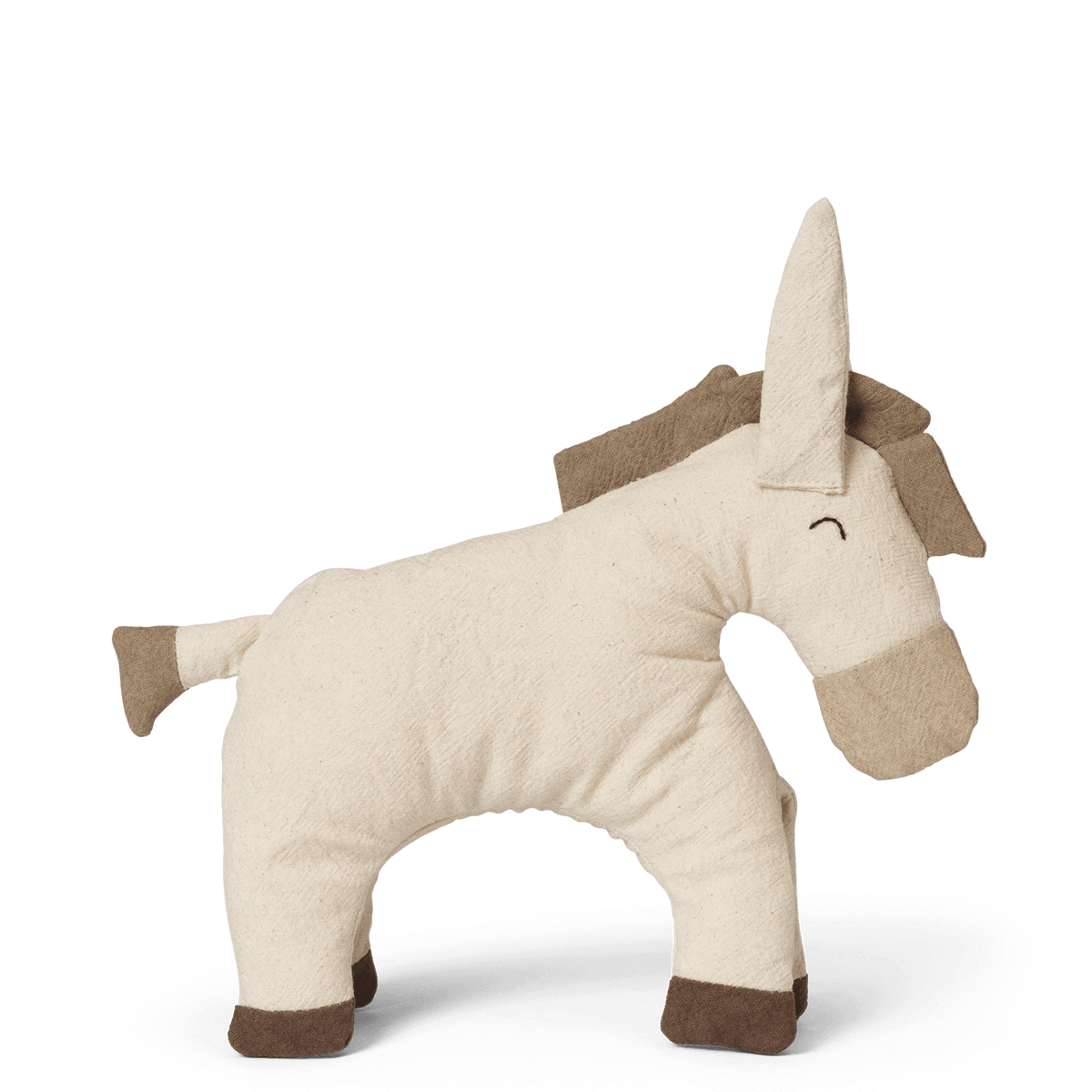 ferm LIVING Donkey Soft Toy Undyed | Beluga kids – Beluga Kids
