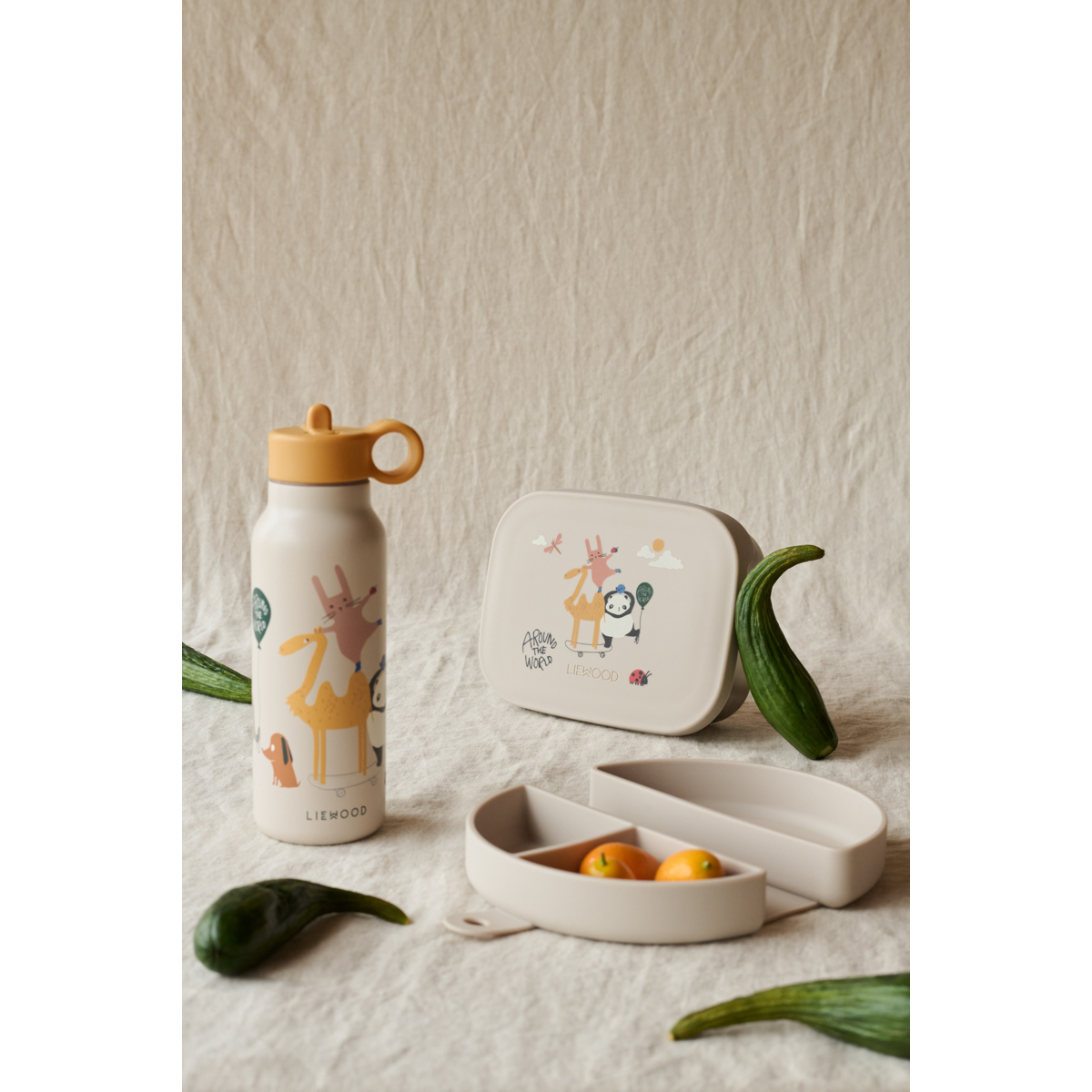 Liewood Arthur Lunch-Box Around the world – Beluga Kids
