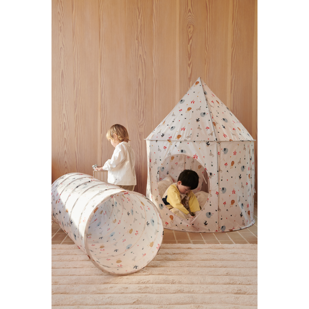 Liewood Emmanuel Pop-Up Tunnel Peach Sea Shell – Beluga Kids